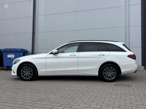 White Mercedes-Benz C 200 2019 in Vilnius, with an engine capacity of 1.60 L and mileage of 268 thousand km for 16500 €, photo 7 on AUTOMOTO.COM.LV