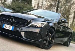 Black Mercedes-Benz c-220 2016 in Gargzdai, with an engine capacity of 2.14 L and mileage of 160 thousand km for 14900 €, photo 2 on AUTOMOTO.COM.LV
