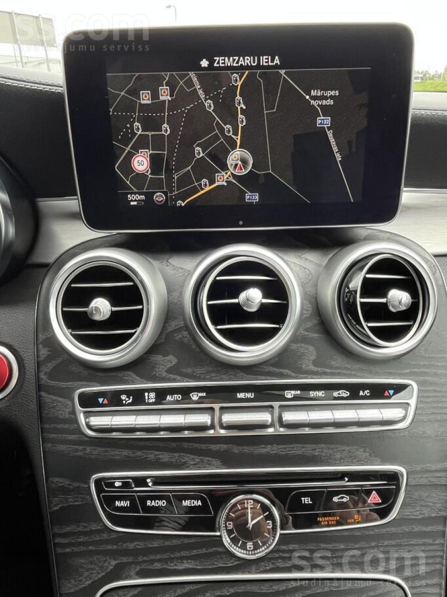 Melns Mercedes-Benz c-220 2016 Rīga, ar dzinēja tilpumu 2.20 L un nobraukumu 118 tūkst. km par 22500 €, foto 12 vietnē AUTOMOTO.COM.LV