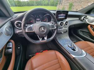 Black Mercedes-Benz c-220 2017 in Alytus, with an engine capacity of 2.20 L and mileage of 226 thousand km for 16900 €, photo 10 on AUTOMOTO.COM.LV