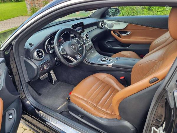 Black Mercedes-Benz c-220 2017 in Alytus, with an engine capacity of 2.20 L and mileage of 226 thousand km for 16900 €, photo 10 on AUTOMOTO.COM.LV