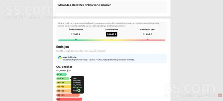 Черный Мерседес Ц 220 2018 в Вильнюс, объемом двигателя 2.00 л и пробегом 303 тыс. км за 24500 €, фото 26 на AUTOMOTO.COM.LV