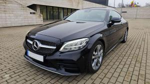 Black Mercedes-Benz c-220 2018 in Vilnius, with an engine capacity of 2.00 L and mileage of 304 thousand km for 22000 €, photo  on AUTOMOTO.COM.LV