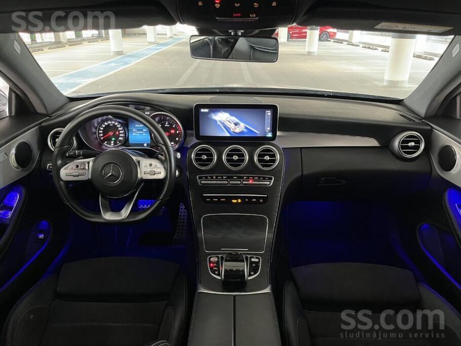 Black Mercedes-Benz c-220 2018 in Vilnius, with an engine capacity of 2.00 L and mileage of 306 thousand km for 19999 €, photo 23 on AUTOMOTO.COM.LV