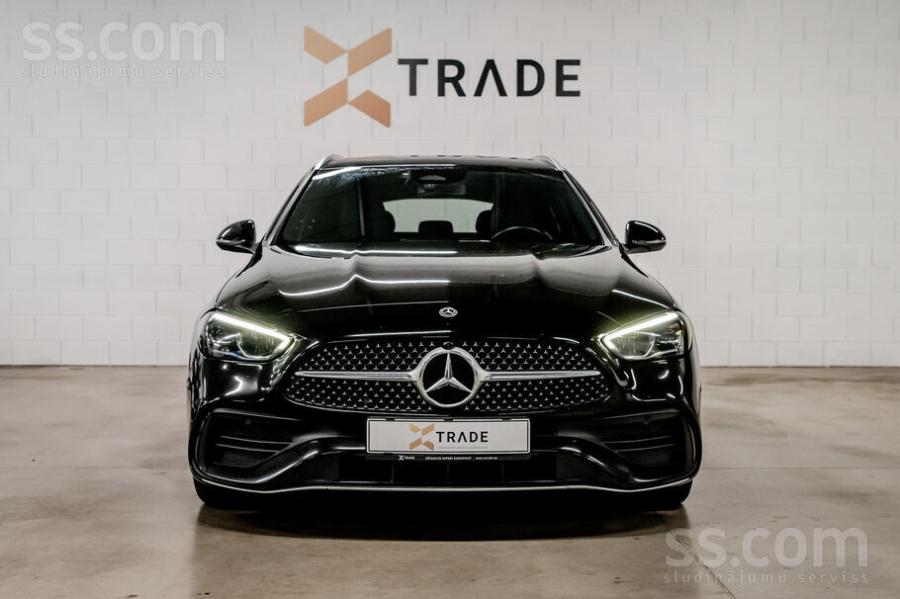 Black Mercedes-Benz c-220 2022 in Tallinn, with an engine capacity of 2.00 L and mileage of 260 thousand km for 19990 €, photo 4 on AUTOMOTO.COM.LV