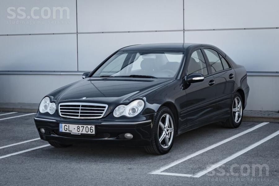Melns Mercedes-Benz c-220 2005 Rīga, ar dzinēja tilpumu 2.20 L un nobraukumu 0 tūkst. km par 2995 €, foto 1 vietnē AUTOMOTO.COM.LV