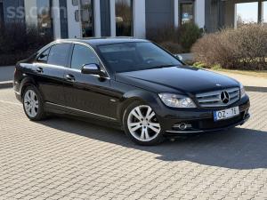Black Mercedes-Benz c-220 2007 in Riga, with an engine capacity of 2.20 L and mileage of 322 thousand km for 4300 €, photo  on AUTOMOTO.COM.LV