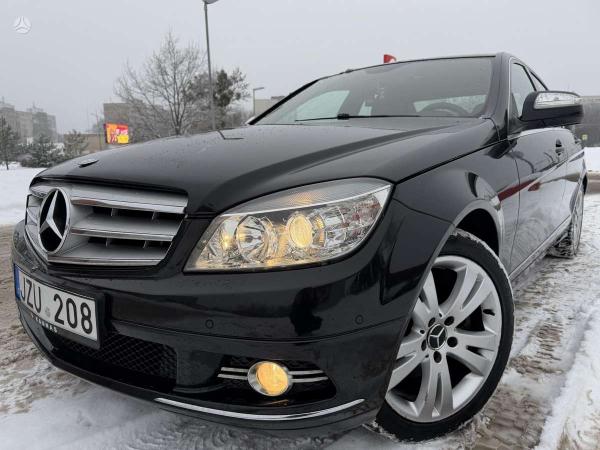 Black Mercedes-Benz c-220 2008 in Kaunas, with an engine capacity of 2.15 L and mileage of 356 thousand km for 4750 €, photo 1 on AUTOMOTO.COM.LV