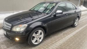 Black Mercedes-Benz c-220 2008 in Vilnius, with an engine capacity of 2.10 L and mileage of 300 thousand km for 3500 €, photo 6 on AUTOMOTO.COM.LV