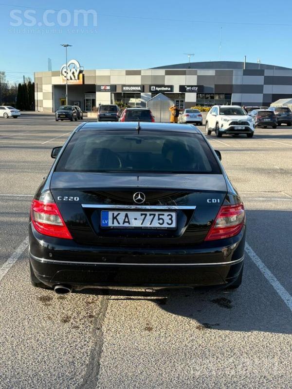 Melns Mercedes-Benz c-220 2008 Rīga, ar dzinēja tilpumu 2.20 L un nobraukumu 232 tūkst. km par 4900 €, foto 6 vietnē AUTOMOTO.COM.LV