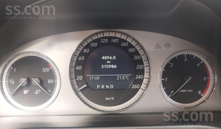 Melns Mercedes-Benz c-220 2008 Jelgava, ar dzinēja tilpumu 2.20 L un nobraukumu 315 tūkst. km par 4700 €, foto 11 vietnē AUTOMOTO.COM.LV
