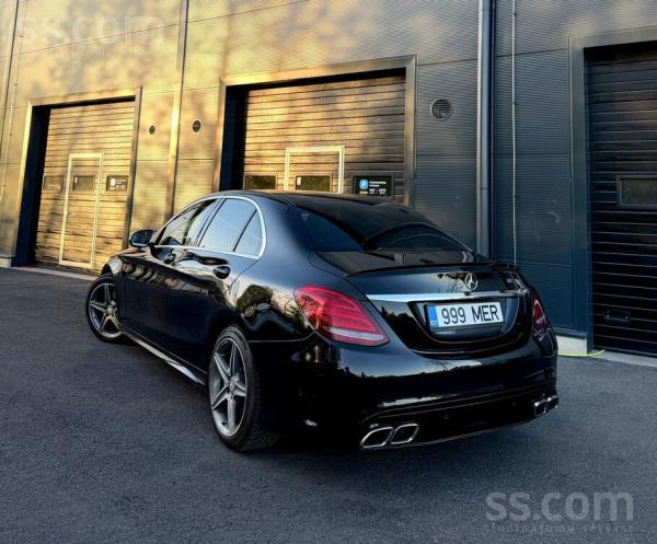 Black Mercedes-Benz c-220 2014 in Tallinn, with an engine capacity of 2.20 L and mileage of 170 thousand km for 18599 €, photo 3 on AUTOMOTO.COM.LV