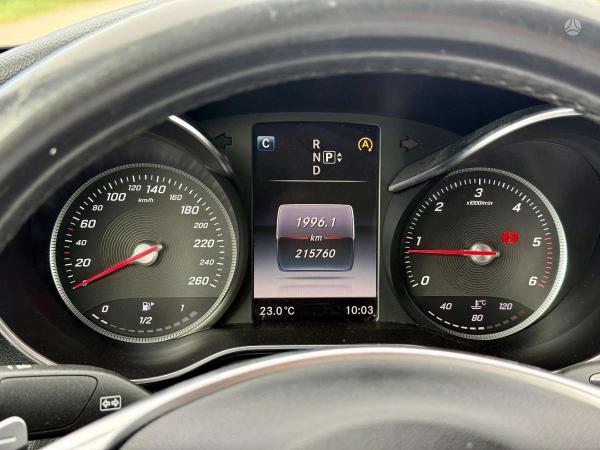 Black Mercedes-Benz c-220 2014 in Vilkaviskis, with an engine capacity of 2.14 L and mileage of 215 thousand km for 14200 €, photo 10 on AUTOMOTO.COM.LV