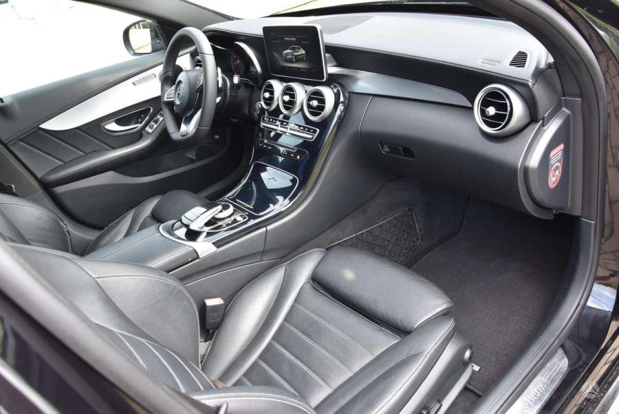 Black Mercedes-Benz c-220 2014 in Vilnius, with an engine capacity of 2.14 L and mileage of 269 thousand km for 13500 €, photo 18 on AUTOMOTO.COM.LV