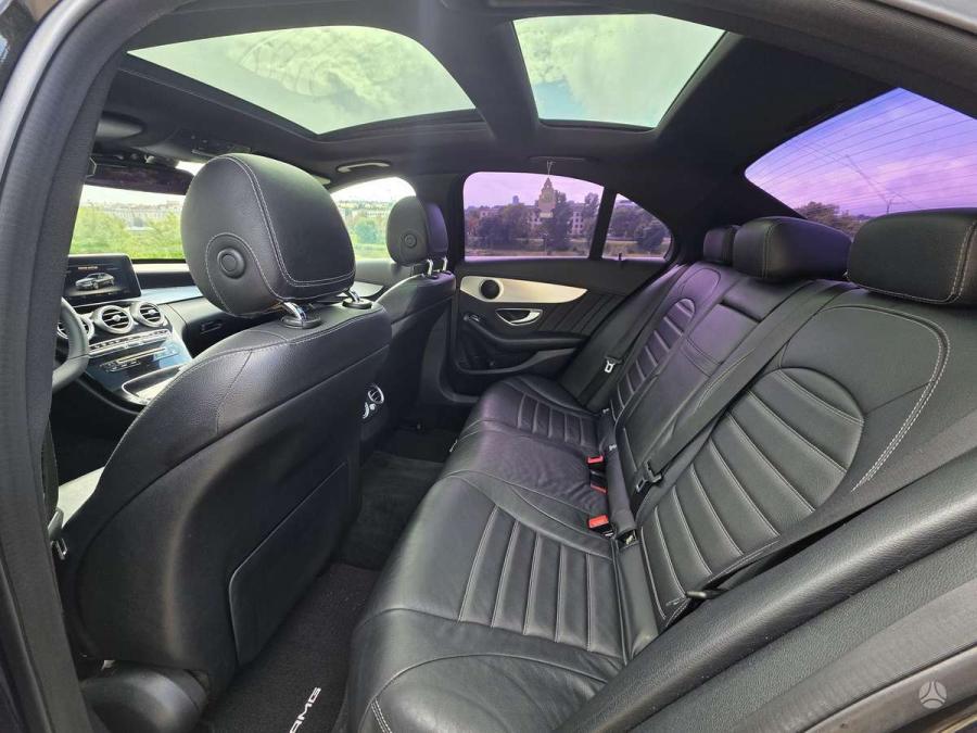 Black Mercedes-Benz c-220 2014 in Vilnius, with an engine capacity of 2.14 L and mileage of 269 thousand km for 13500 €, photo 27 on AUTOMOTO.COM.LV