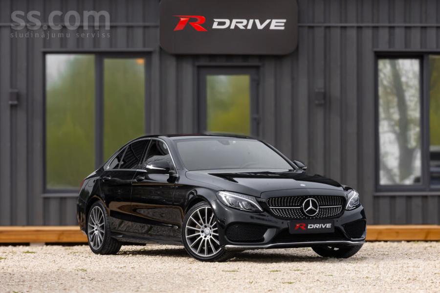 Black Mercedes-Benz c-220 2015 in Jelgava, with an engine capacity of 2.20 L and mileage of 181 thousand km for 15900 €, photo 1 on AUTOMOTO.COM.LV