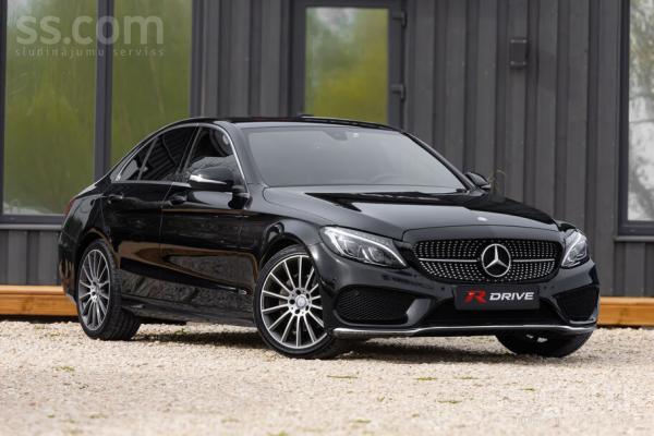 Black Mercedes-Benz c-220 2015 in Jelgava, with an engine capacity of 2.20 L and mileage of 181 thousand km for 15900 €, photo 2 on AUTOMOTO.COM.LV