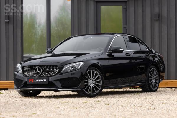 Black Mercedes-Benz c-220 2015 in Jelgava, with an engine capacity of 2.20 L and mileage of 181 thousand km for 15900 €, photo 4 on AUTOMOTO.COM.LV