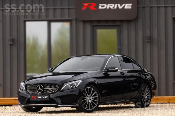 Black Mercedes-Benz c-220 2015 in Jelgava, with an engine capacity of 2.20 L and mileage of 181 thousand km for 15900 €, photo 5 on AUTOMOTO.COM.LV