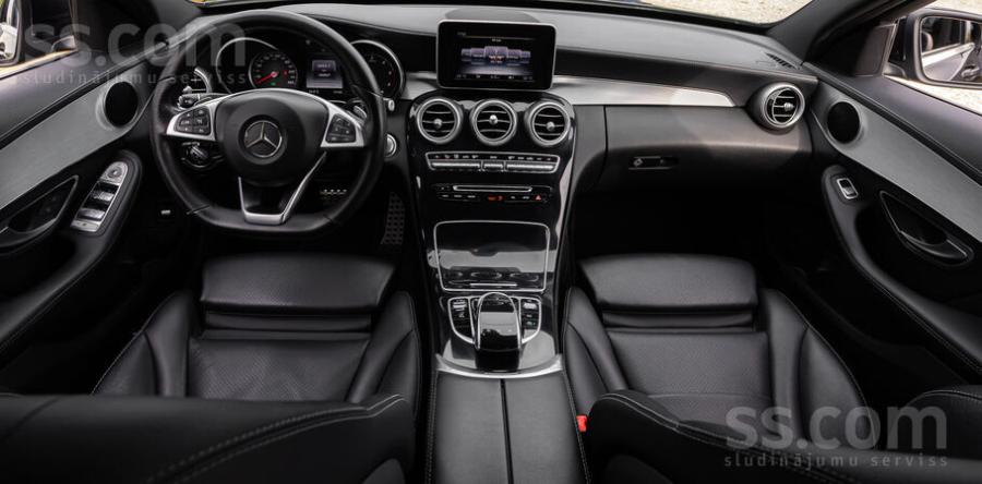Black Mercedes-Benz c-220 2015 in Jelgava, with an engine capacity of 2.20 L and mileage of 181 thousand km for 15900 €, photo 12 on AUTOMOTO.COM.LV