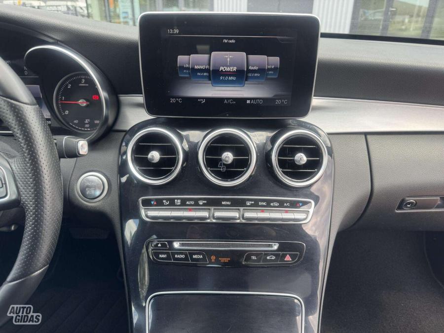Melns Mercedes-Benz c-220 2015 Kauņa, ar dzinēja tilpumu 2.20 L un nobraukumu 261 tūkst. km par 11800 €, foto 19 vietnē AUTOMOTO.COM.LV