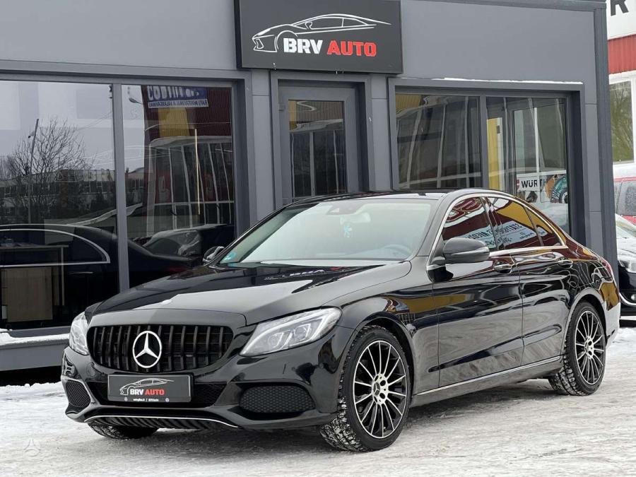 Black Mercedes-Benz c-220 2016 in Kedainiai, with an engine capacity of 2.14 L and mileage of 151 thousand km for 17150 €, photo 1 on AUTOMOTO.COM.LV