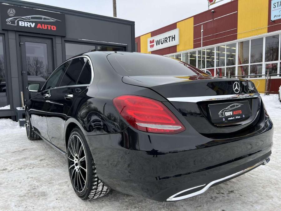 Black Mercedes-Benz c-220 2016 in Kedainiai, with an engine capacity of 2.14 L and mileage of 151 thousand km for 17150 €, photo 16 on AUTOMOTO.COM.LV