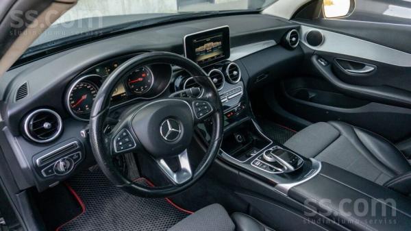 Black Mercedes-Benz c-220 2017 in Riga, with an engine capacity of 2.20 L and mileage of 260 thousand km for 13590 €, photo 9 on AUTOMOTO.COM.LV