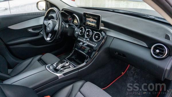 Black Mercedes-Benz c-220 2017 in Riga, with an engine capacity of 2.20 L and mileage of 260 thousand km for 13590 €, photo 10 on AUTOMOTO.COM.LV