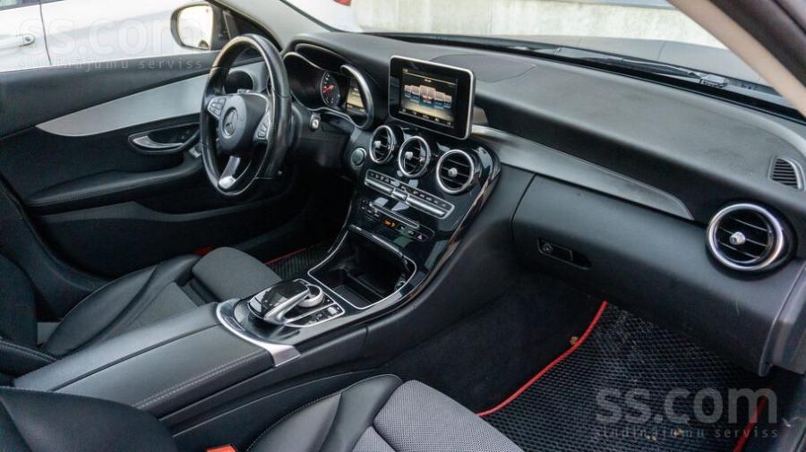 Black Mercedes-Benz c-220 2017 in Riga, with an engine capacity of 2.20 L and mileage of 260 thousand km for 13590 €, photo 11 on AUTOMOTO.COM.LV