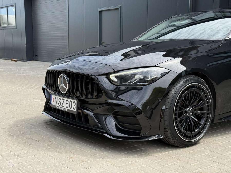 Black Mercedes-Benz c-220 2021 in Vilnius, with an engine capacity of 1.99 L and mileage of 198 thousand km for 27999 €, photo 6 on AUTOMOTO.COM.LV