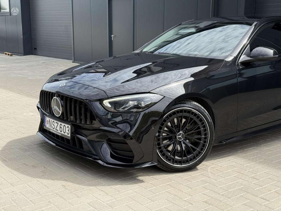Black Mercedes-Benz c-220 2021 in Vilnius, with an engine capacity of 1.99 L and mileage of 198 thousand km for 27999 €, photo 10 on AUTOMOTO.COM.LV