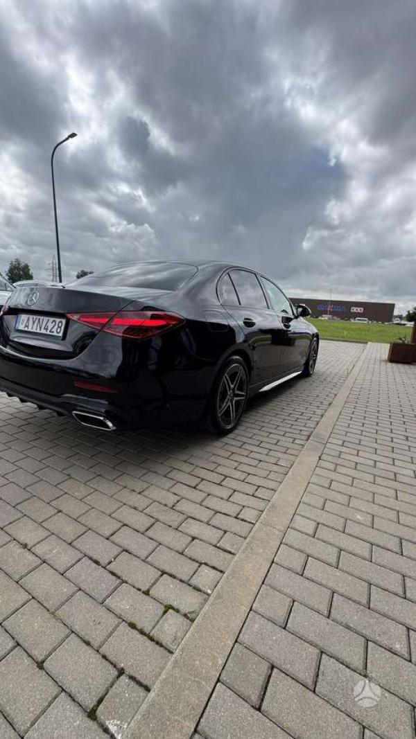 Black Mercedes-Benz c-220 2025 in Kaunas, with an engine capacity of 1.99 L and mileage of 10 thousand km for 43000 €, photo 6 on AUTOMOTO.COM.LV