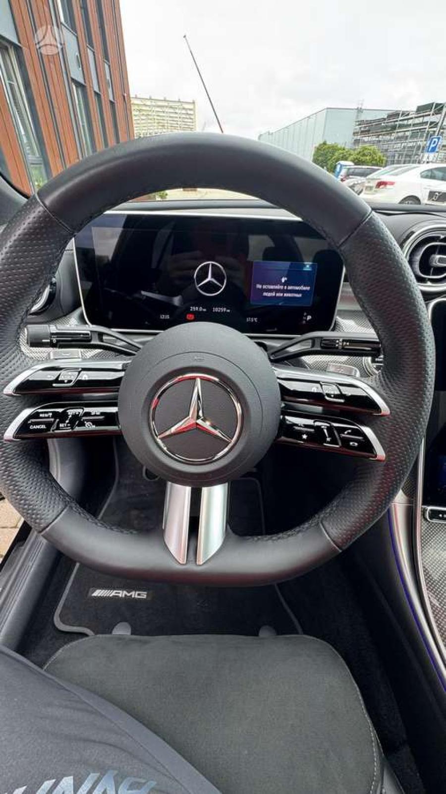 Melns Mercedes-Benz c-220 2025 Kauņa, ar dzinēja tilpumu 1.99 L un nobraukumu 10 tūkst. km par 43000 €, foto 21 vietnē AUTOMOTO.COM.LV