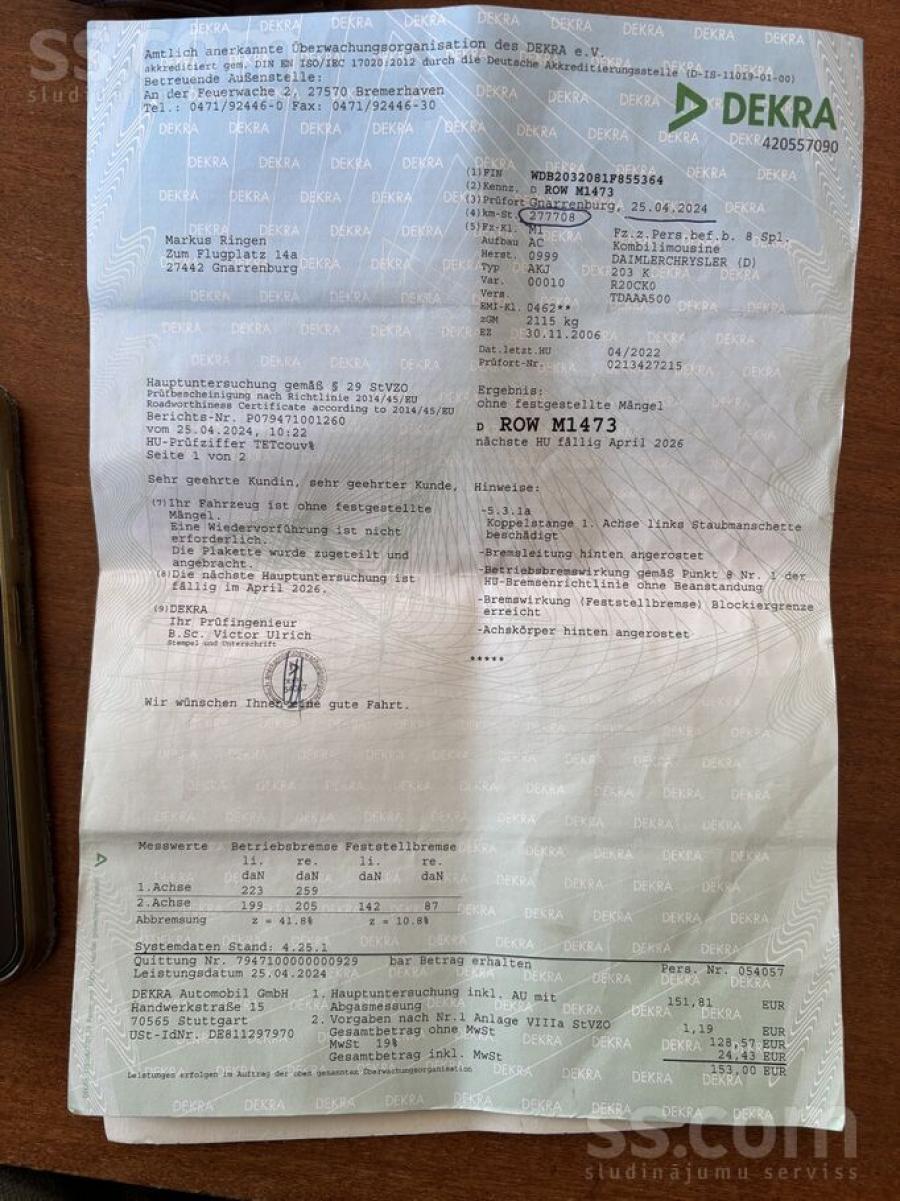 Черный Мерседес Ц 220 2006 в Огре, объемом двигателя 2.20 л и пробегом 0 тыс. км за 3390 €, фото 18 на AUTOMOTO.COM.LV