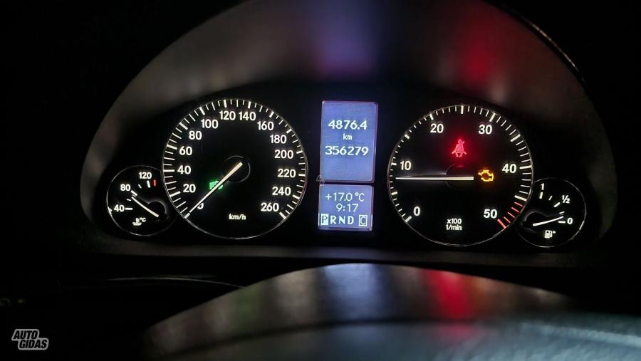 Черный Мерседес Ц 220 2006 в Каунас, объемом двигателя 2.20 л и пробегом 357 тыс. км за 2000 €, фото 8 на AUTOMOTO.COM.LV