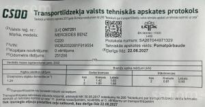 Черный Мерседес Ц 220 2007 в Кулдига, объемом двигателя 2.20 л и пробегом 251 тыс. км за 3990 €, фото 35 на AUTOMOTO.COM.LV