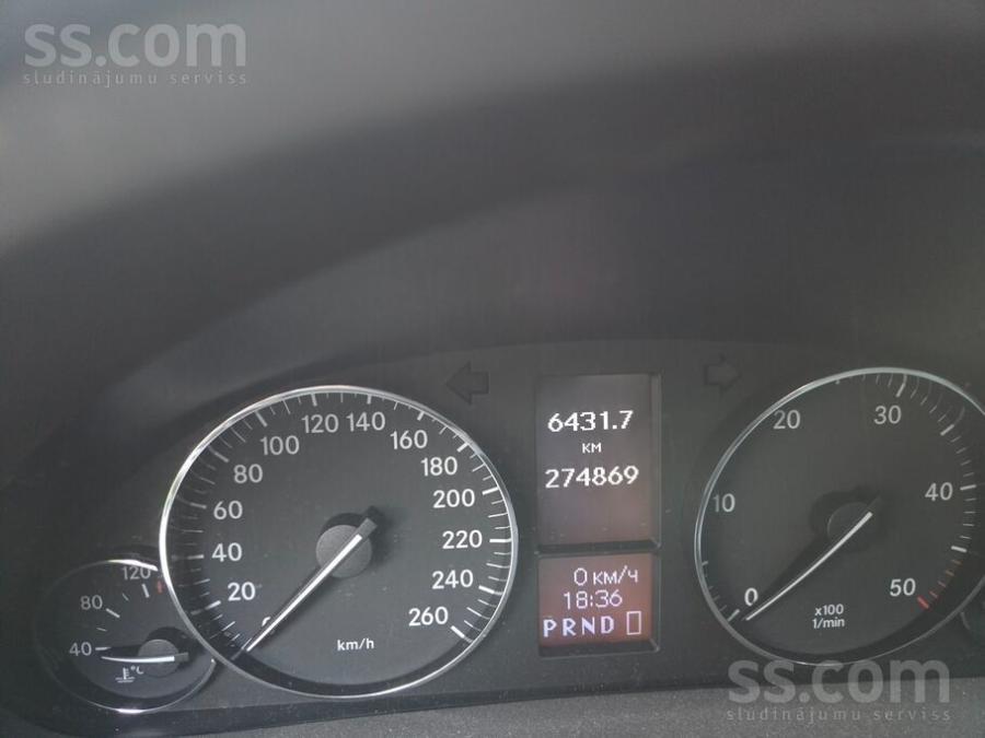 Черный Мерседес Ц 220 2007 в Рига, объемом двигателя 2.20 л и пробегом 275 тыс. км за 2850 €, фото 5 на AUTOMOTO.COM.LV