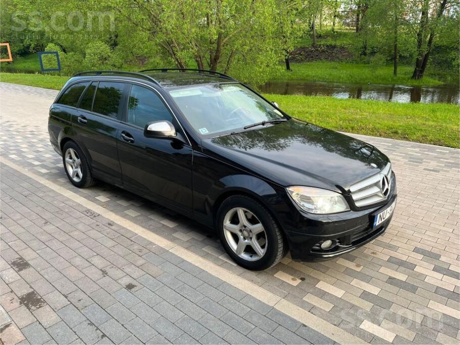 Black Mercedes-Benz c-220 2008 in Rezekne, with an engine capacity of 2.20 L and mileage of 0 thousand km for 4500 €, photo 1 on AUTOMOTO.COM.LV