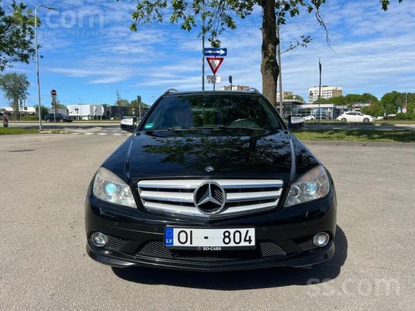 Black Mercedes-Benz c-220 2008 in Riga, with an engine capacity of 2.20 L and mileage of 289 thousand km for 4990 €, photo 2 on AUTOMOTO.COM.LV