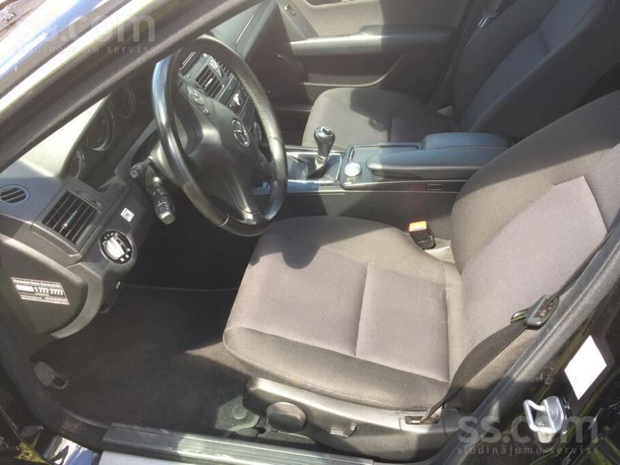 Black Mercedes-Benz c-220 2008 in Balvi, with an engine capacity of 2.10 L and mileage of 343 thousand km for 3700 €, photo 5 on AUTOMOTO.COM.LV