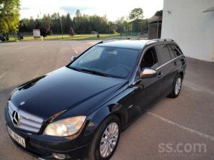 Черный Мерседес Ц 220 2008 в Резекне, объемом двигателя 2.20 л и пробегом 293 тыс. км за 3850 €, фото  на AUTOMOTO.COM.LV