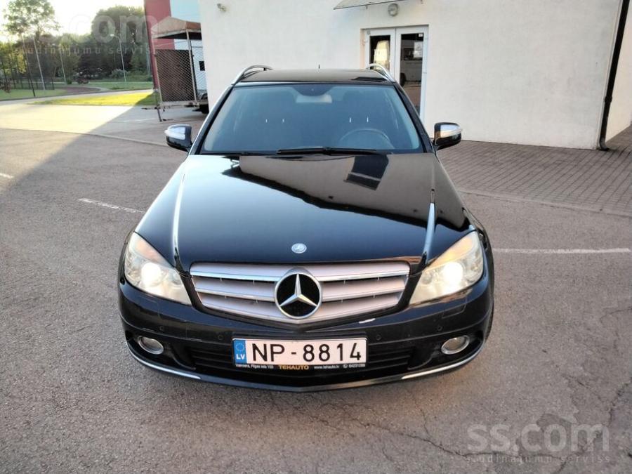 Black Mercedes-Benz c-220 2008 in Rezekne, with an engine capacity of 2.20 L and mileage of 293 thousand km for 3850 €, photo 3 on AUTOMOTO.COM.LV