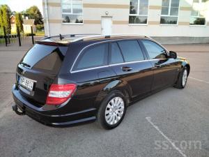 Black Mercedes-Benz c-220 2008 in Rezekne, with an engine capacity of 2.20 L and mileage of 293 thousand km for 3850 €, photo 6 on AUTOMOTO.COM.LV
