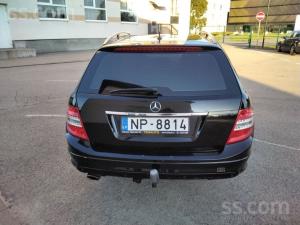 Black Mercedes-Benz c-220 2008 in Rezekne, with an engine capacity of 2.20 L and mileage of 293 thousand km for 3850 €, photo 7 on AUTOMOTO.COM.LV