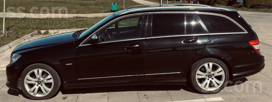 Black Mercedes-Benz c-220 2008 in Ogre, with an engine capacity of 2.20 L and mileage of 293 thousand km for 4999 €, photo 3 on AUTOMOTO.COM.LV