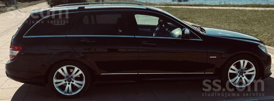 Black Mercedes-Benz c-220 2008 in Ogre, with an engine capacity of 2.20 L and mileage of 293 thousand km for 4999 €, photo 5 on AUTOMOTO.COM.LV