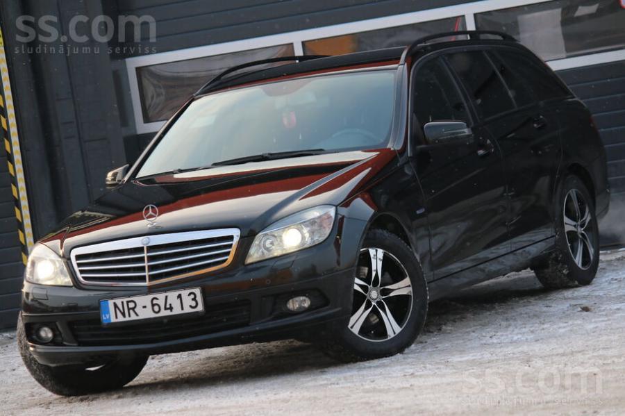 Black Mercedes-Benz c-220 2010 in Riga, with an engine capacity of 2.20 L and mileage of 0 thousand km for 5190 €, photo 1 on AUTOMOTO.COM.LV