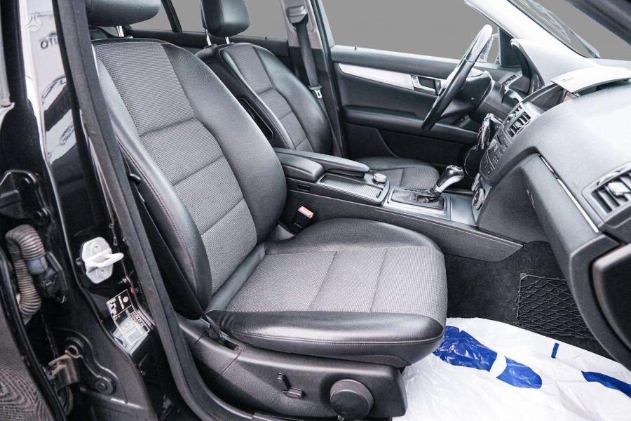 Black Mercedes-Benz c-220 2011 in Kaunas, with an engine capacity of 2.10 L and mileage of 387 thousand km for 5290 €, photo 11 on AUTOMOTO.COM.LV