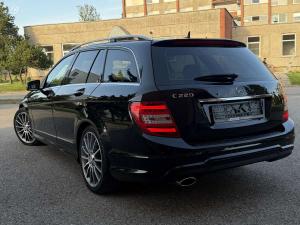 Black Mercedes-Benz c-220 2012 in Utena, with an engine capacity of 2.14 L and mileage of 332 thousand km for 5990 €, photo 6 on AUTOMOTO.COM.LV